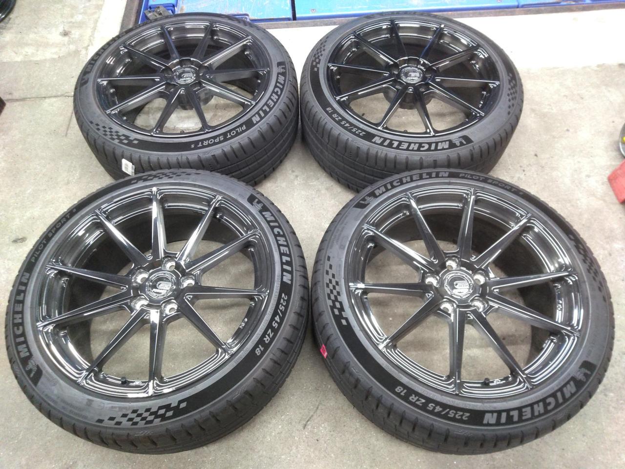 ★軽量!!鍛造ホイール★BC FORGED RD01 + MICHELIN PILOT SPORT5 ★クラウン・WRX S4・レヴォーグ等★ ...
