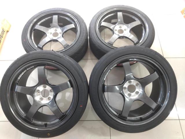 ★新品シバタイヤ付き♪★YOKOHAMA ADVAN Racing TC3 + SHIBATIRE R23 300 ★86/BRZなど ...