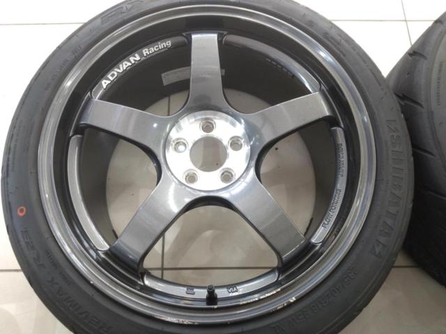 ★新品シバタイヤ付き♪★YOKOHAMA ADVAN Racing TC3 + SHIBATIRE R23 300 ★86/BRZなど ...