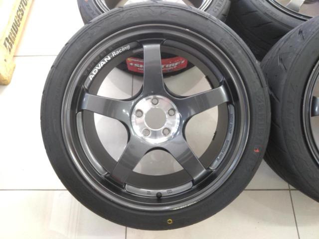 ★新品シバタイヤ付き♪★YOKOHAMA ADVAN Racing TC3 + SHIBATIRE R23 300 ★86/BRZなど ...