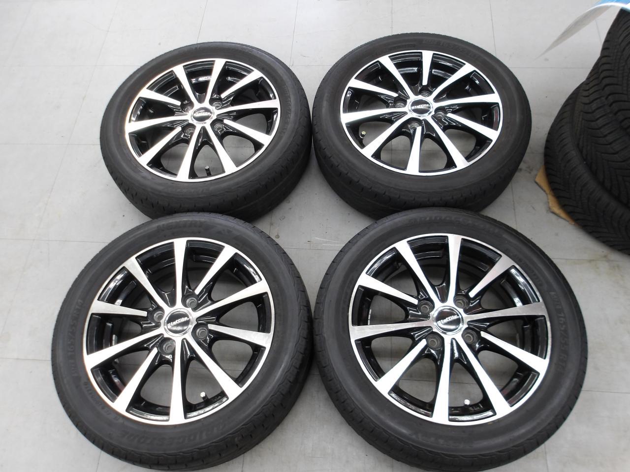 HOT STUFF Laffite LE-03+BRIDGESTONE NEXTRY | カー用品 タイヤホイールセット 14インチタイヤホイールセットを通販で購入する | 中古カー＆バイク用 ...