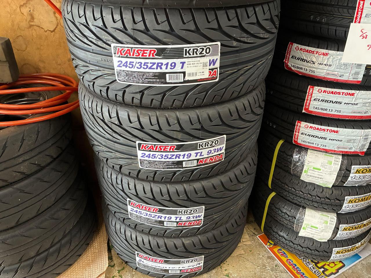 KENDA KR20 245/35R19 タイヤ4本セット | カー用品 タイヤ 19インチタイヤを通販で購入する | 中古カー＆バイク用品の販売ならアップガレージ