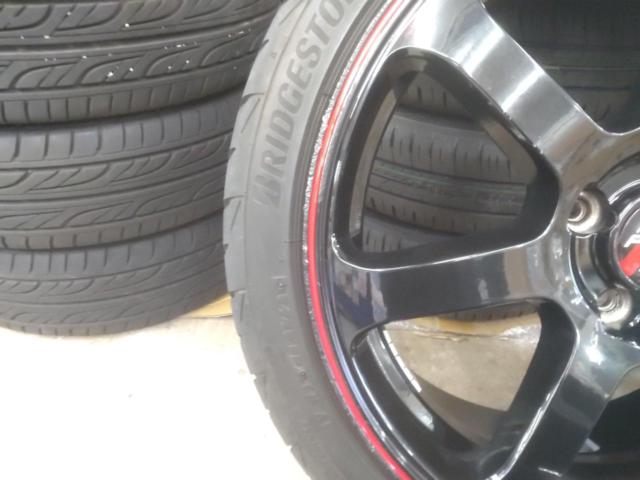 MARUKA SERVICE MID WHEEL RMP RACING R07 + BRIDGESTONE POTENZA Adrenalin ...