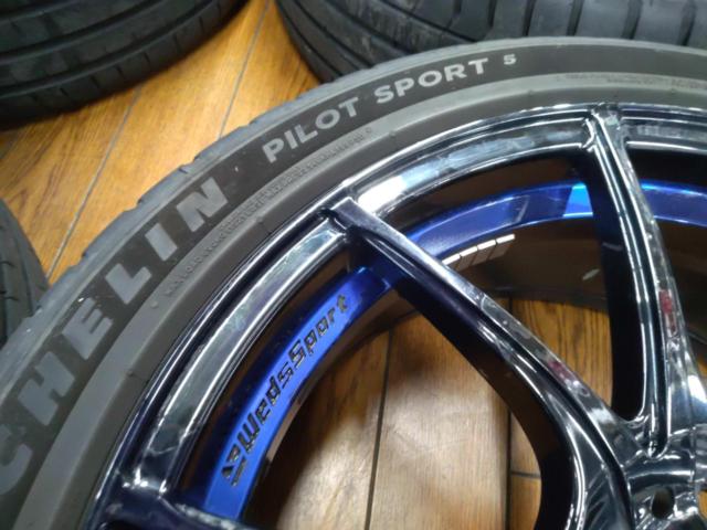 WedsSport SA-10R + MICHELIN PILOT SPORT 5 | 中古品 | アップガレージ 千葉八千代店 | カー用品 タイヤホイールセット 18インチタイヤホイール ...