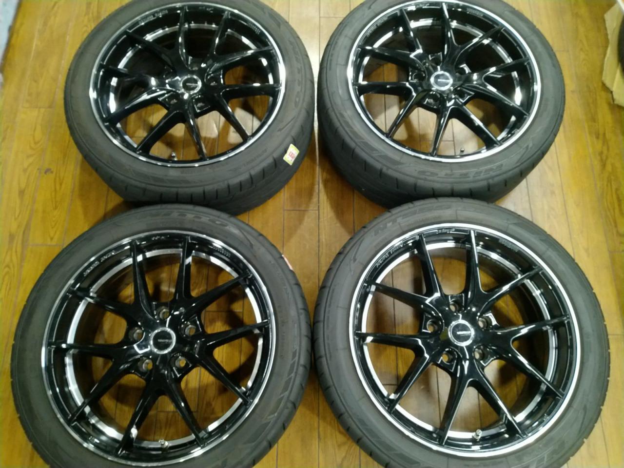 ADVANTI Racing VIGOROSO N628 +NITTO NT555 G2 | カー用品 タイヤホイールセット 18インチタイヤ ...