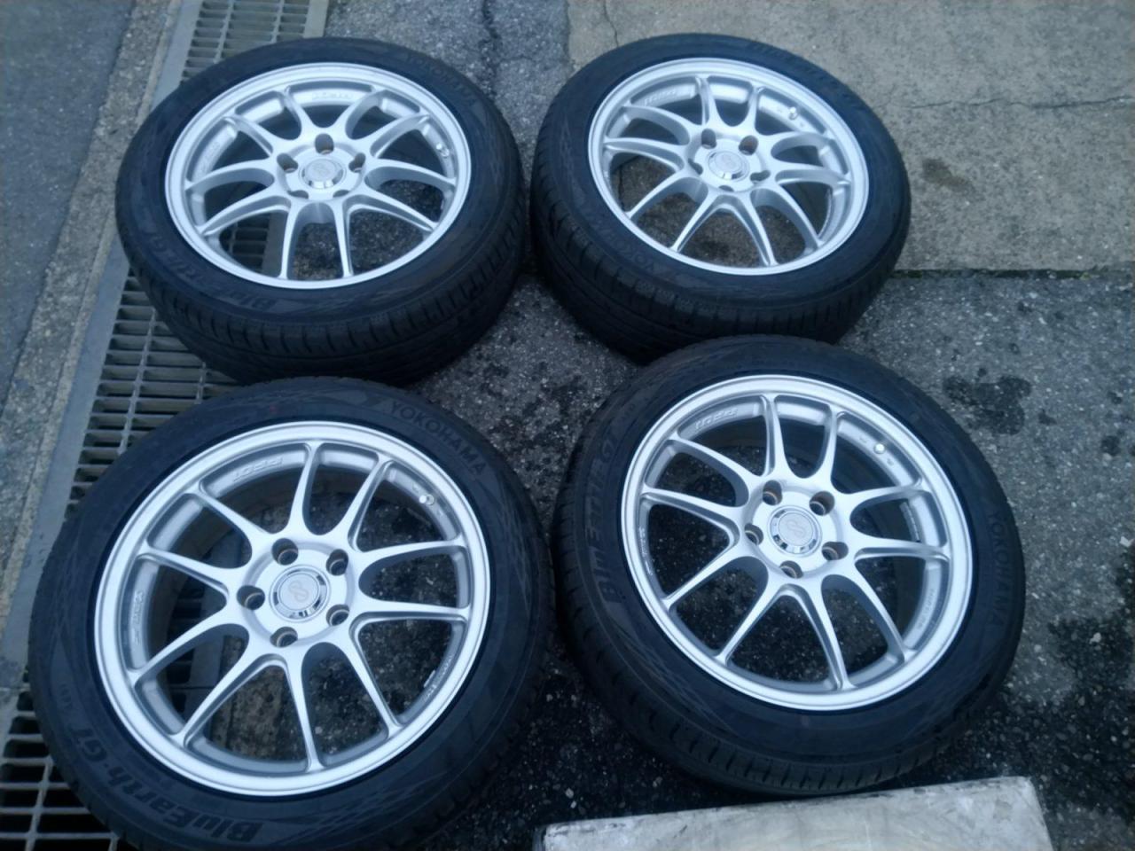 ENKEI PerformanceLine PF01+YOKOHAMA BluEarth-GT AE51 | 中古品 | アップガレージ 千葉八千代店 | カー用品 タイヤホイールセット 17 ...