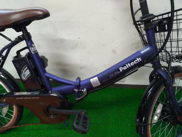 PELTEC TDN-206L 20インチ外装6段変速 折りたたみ電動アシスト付き自転車 8Ah ブルー | 電動アシスト自転車を通販で購入する | 中古自転車・自転車パーツを購入するなら ...