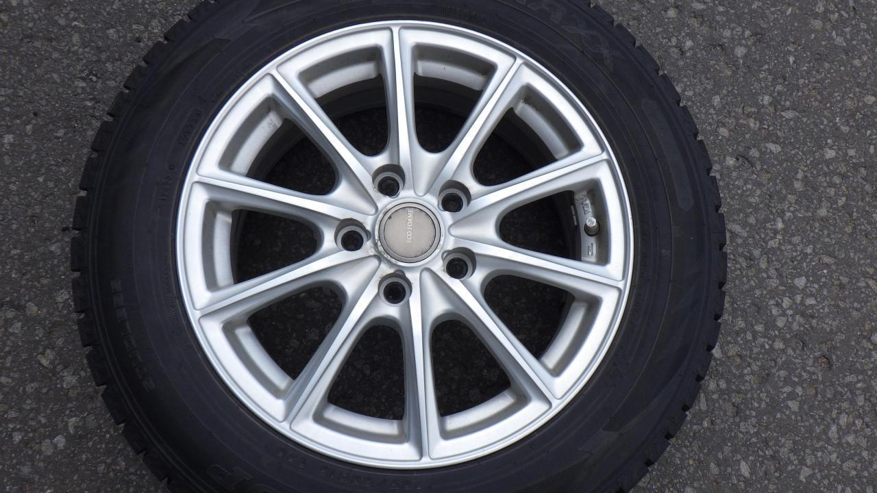BRIDGESTONE ECO FORME SE-15 + DUNLOP WINTERMAXX WM02 | カー用品 スタッドレスタイヤホイールセット 16インチスタッドレスタイヤホイール ...