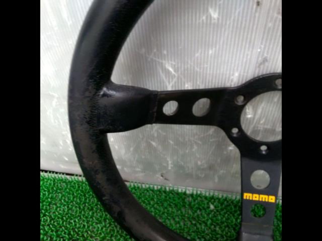 MOMO MOD.08(モデル08) レザー/ブラックスポーク | カー用品 インテリア ステアリングを通販で購入する | 中古カー＆バイク用品の販売ならアップガレージ