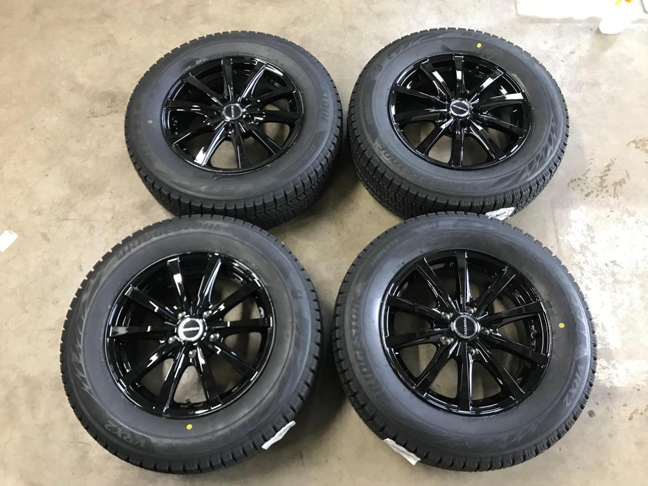 【タイヤホイール共に未使用品】BRIDESTONE BALMINUM LS10 + [スタッドレス] BRIDGESTONE BLIZZAK ...