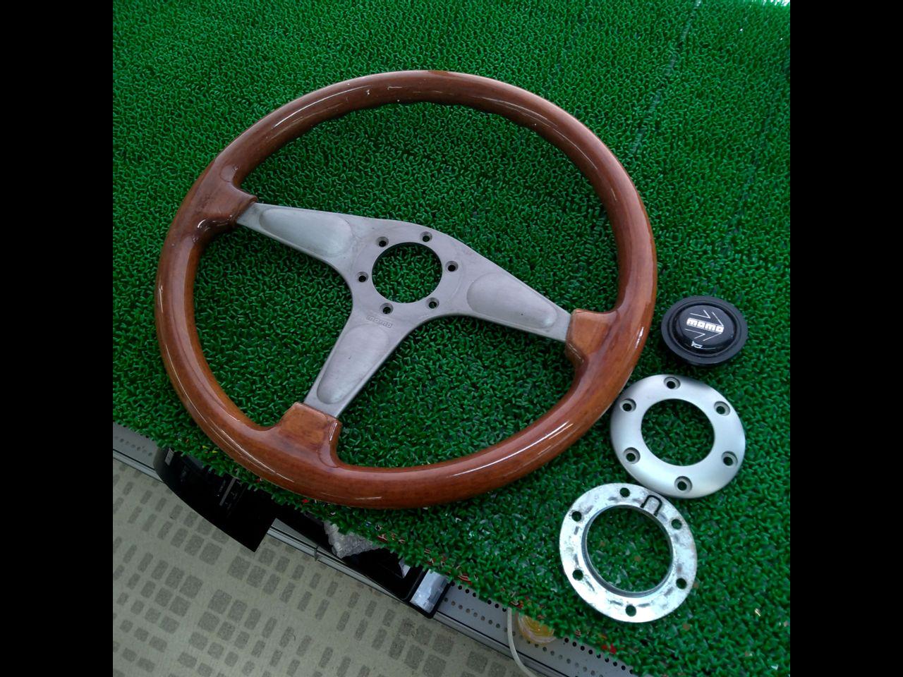 【37Φ】MOMO CERTO ウッドステアリング ★価格見直しました★ | 中古品 | アップガレージ 函館北斗店 | カー用品 インテリア ...