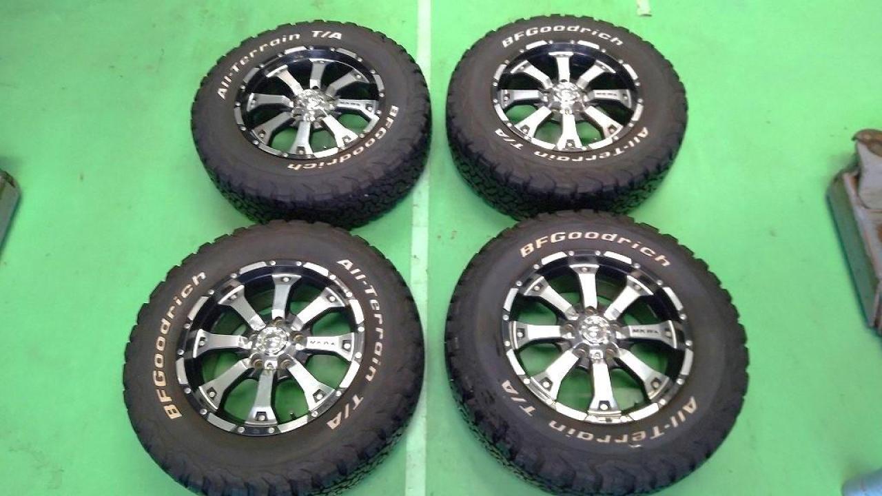 TRISTAR INTERNATIONAL MKW MK-46 + BFGoodrich All-Terrain T/A KO2 LT225/70R16 102/99R 2021年製 4本 ...