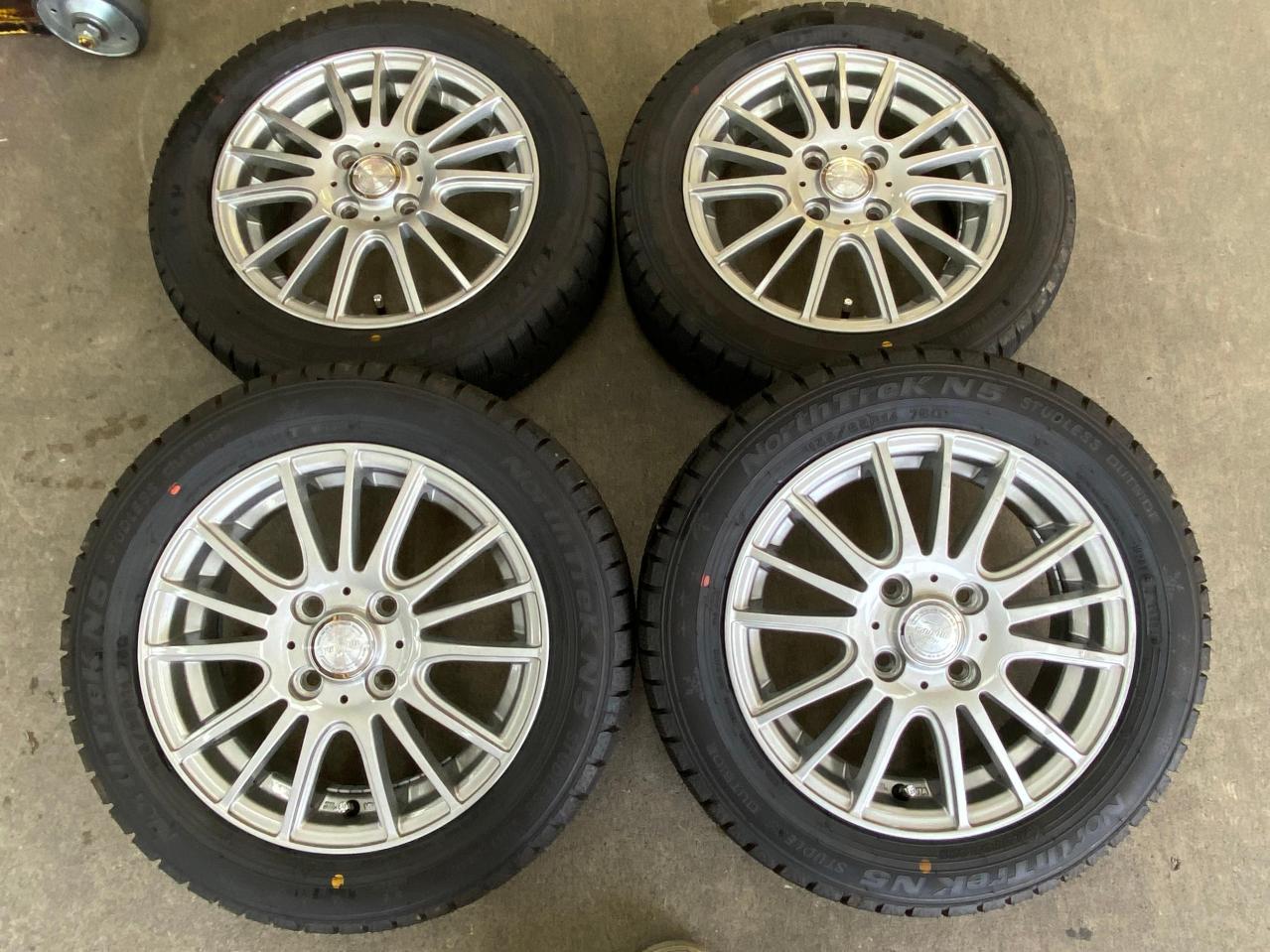 weds(ウェッズ) ravrion selzer + AUTOBACS NorthTrek N5 | カー用品 スタッドレスタイヤホイールセット 14インチスタッドレスタイヤホイールセットを ...