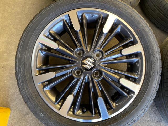 スズキ純正(SUZUKI) MK53Sスペーシアカスタム 純正ホイール + DUNLOP(ダンロップ) ENASAVE EC300 | カー用品 タイヤホイールセット 15インチタイヤホイール ...