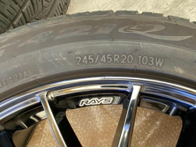 RAYS(レイズ) HOMURA(ホムラ) 2×9PLUS + NITTO(ニットー) NT421 | 中古品 | アップガレージ 名古屋中川店 | カー用品 タイヤホイールセット 20インチ ...