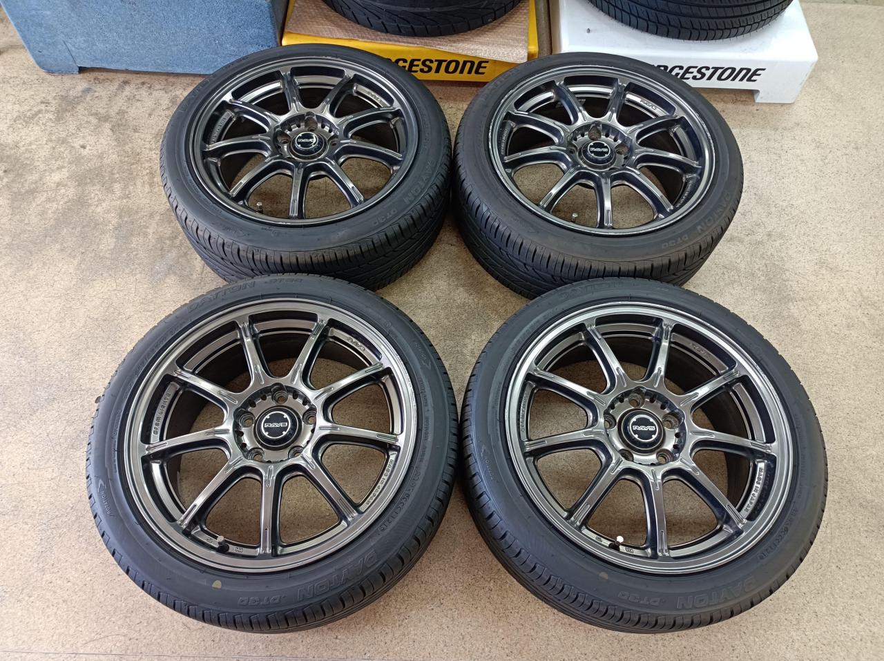 RAYS GRAM LIGHTS 57G + DAYTON DT30 91V | カー用品 タイヤホイールセット 17インチタイヤホイールセットを通販で購入する | 中古カー＆バイク用品の販売 ...