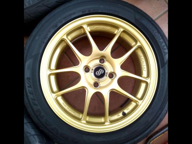 ENKEI(エンケイ) PerformanceLine(パフォーマンスライン) PF01 (4HOLE) + YOKOHAMA(ヨコハマ) ADVAN FLEVA | カー用品 タイヤホイール ...