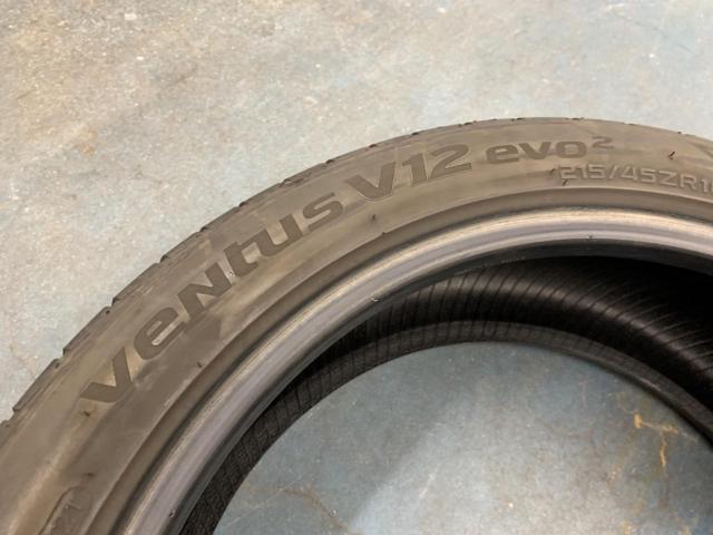 HANKOOK/KINGSTAR Ventus V12 evo2 2本のみ | カー用品 タイヤ 18インチタイヤを通販で購入する | 中古 ...