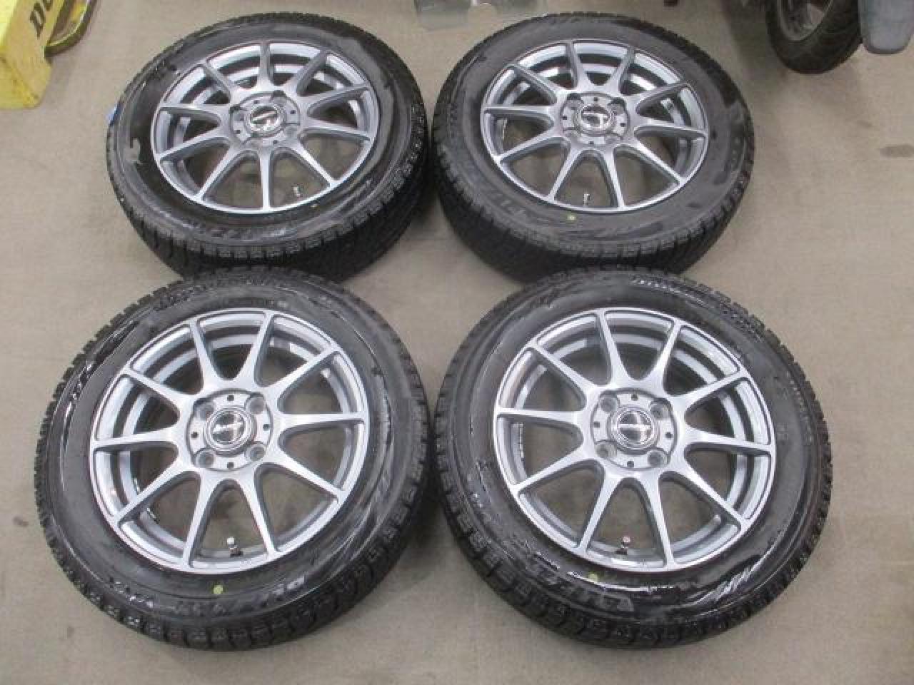 ☆処分特価☆carifa スポークホイール + BRIDGESTONE(ブリヂストン) BLIZZAK VRX 155/65R14 4本セット ...