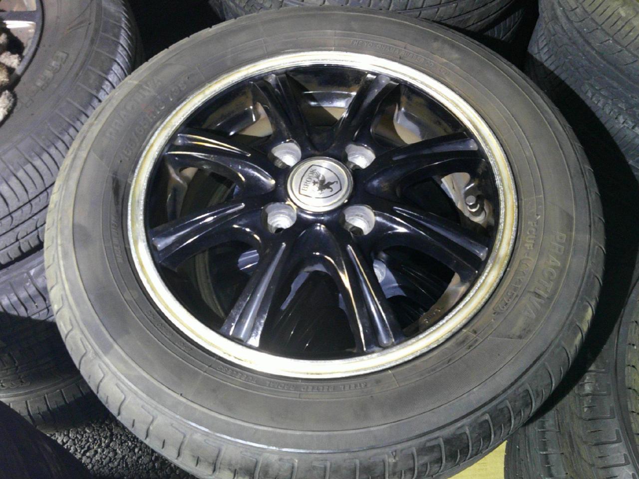 weds(ウェッズ) BROOK NT8 + Yellow Hat(イエローハット) PRACTIVA BP01 | カー用品 タイヤホイールセット 13インチタイヤホイールセットを通販で購入 ...