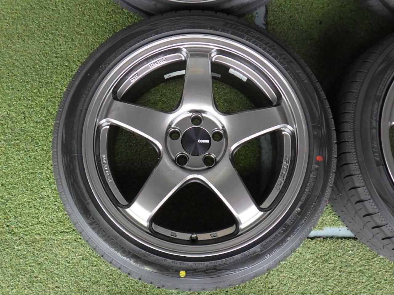 ENKEI(エンケイ) PF05 + YOKOHAMA(ヨコハマ) YOKOHAMA BluEarth GT AE51 215/45R17 | カー用品 タイヤホイールセット 17インチタイヤ ...