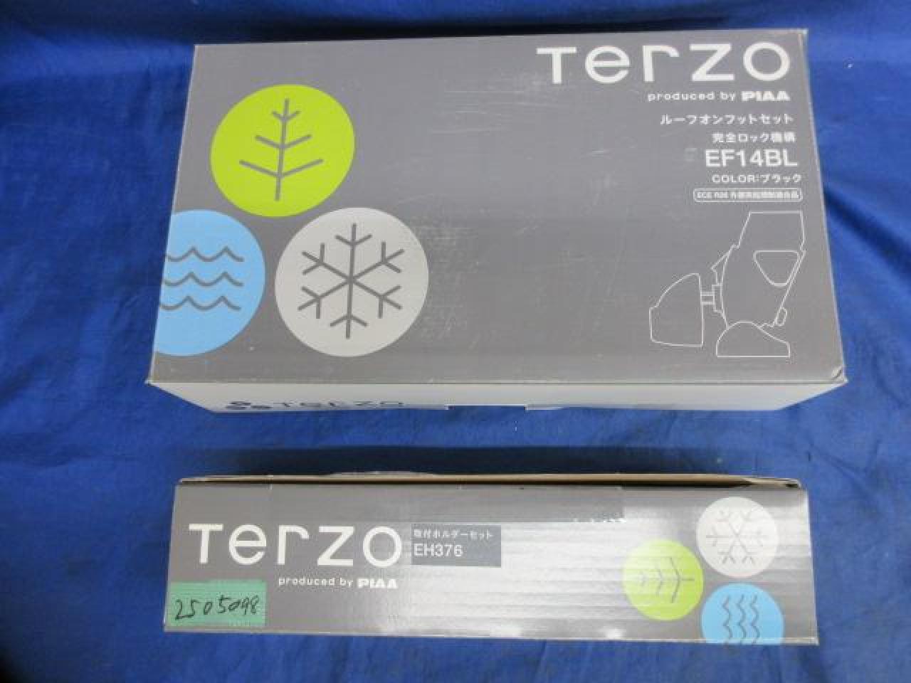 【TERZO】EF14BL + EH376 + EB2 ルーフキャリアセット | カー用品 キャリアを通販で購入する | 中古カー＆バイク用品の販売ならアップガレージ