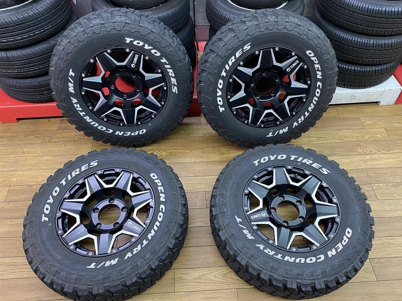 【Climate/SUW(クライメイト)】SUW(エスユーダブル) +【TOYO】OPEN COUNTRY M/T | カー用品 タイヤホイールセット 16インチタイヤホイールセットを通販で ...