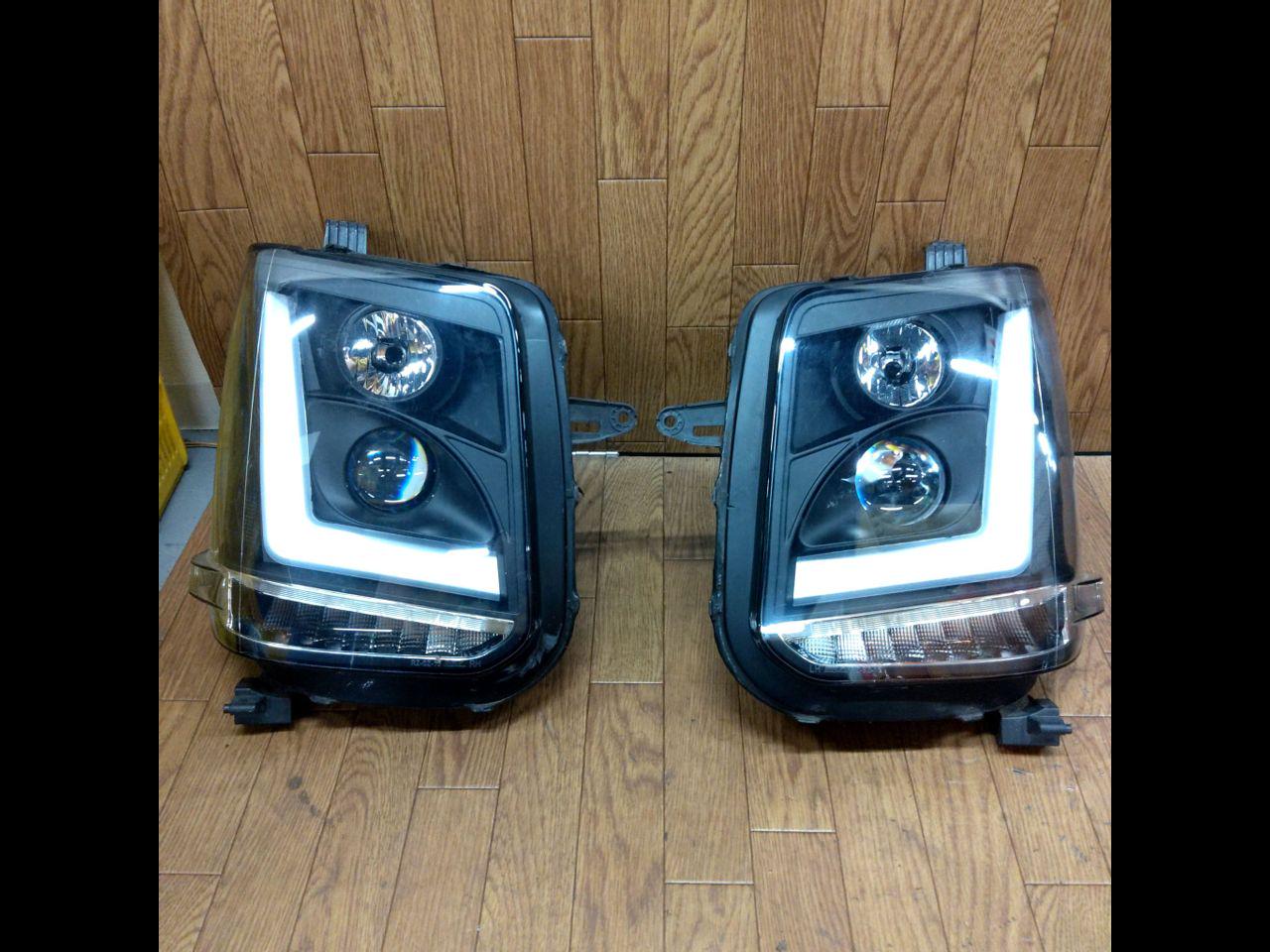 Revier REIZ [流星バージョン] DA17W・V エブリイワゴン・バン 3Dライトバー ヘッドライトユニット 品番 HL-SZ15-HALOGEN-BK | 中古品 | アップ ...