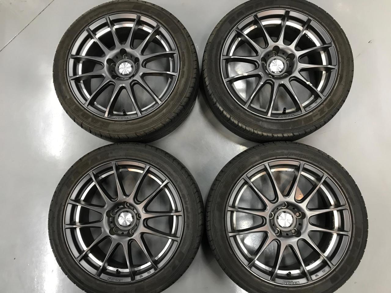 5ZIGEN Pro Racer ProRacer Z1 + RADAR RZ-500 | カー用品 タイヤホイールセット 17インチタイヤ ...