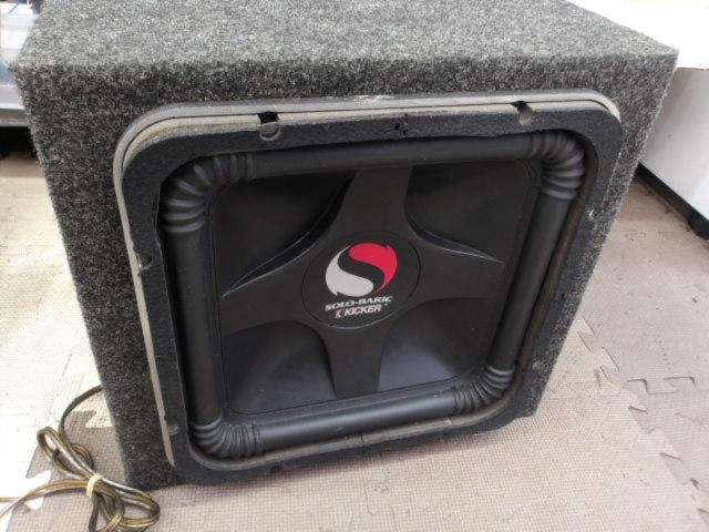 KICKER SOLO-BARIC S12L7 BOX付 | カー用品 スピーカー サブウーハースピーカーBOX付を通販で購入する | 中古 ...