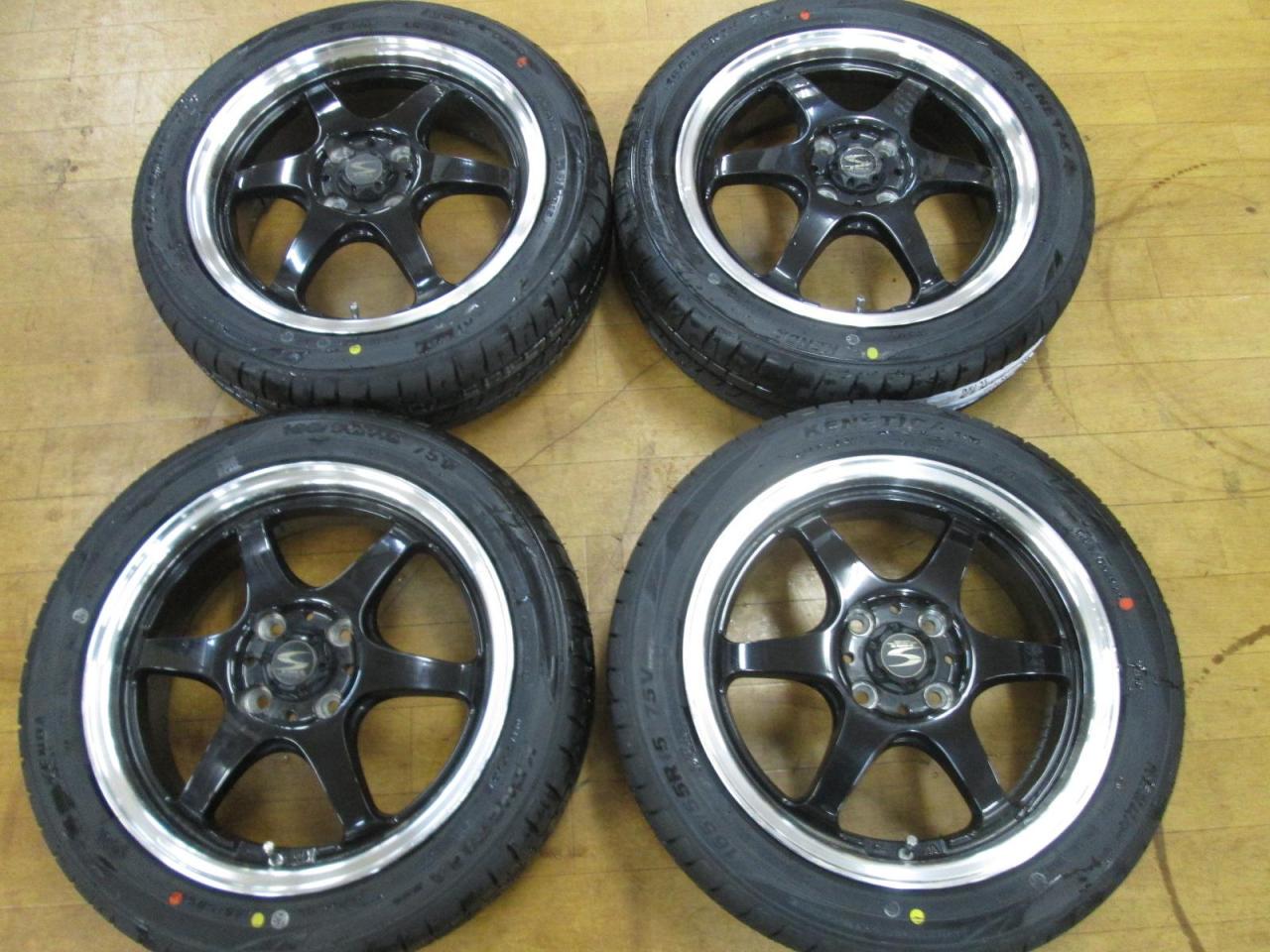 BADX(バドックス) S-HOLD STOLZ その他 + KENDA(ケンダ) KENDA(ケンダ) KR203 165/55R15 75V | カー用品 タイヤホイールセット 15インチ ...