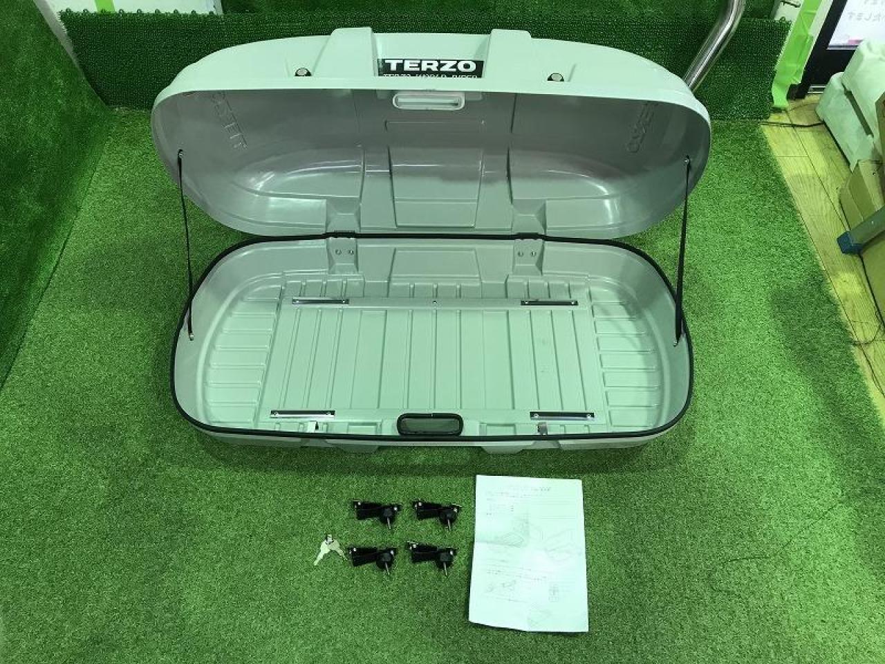 TERZO EA14 マルチトランク ルーフボックス グレー | カー用品 キャリア ルーフBOXを通販で購入する | 中古カー＆バイク用品の販売ならアップガレージ