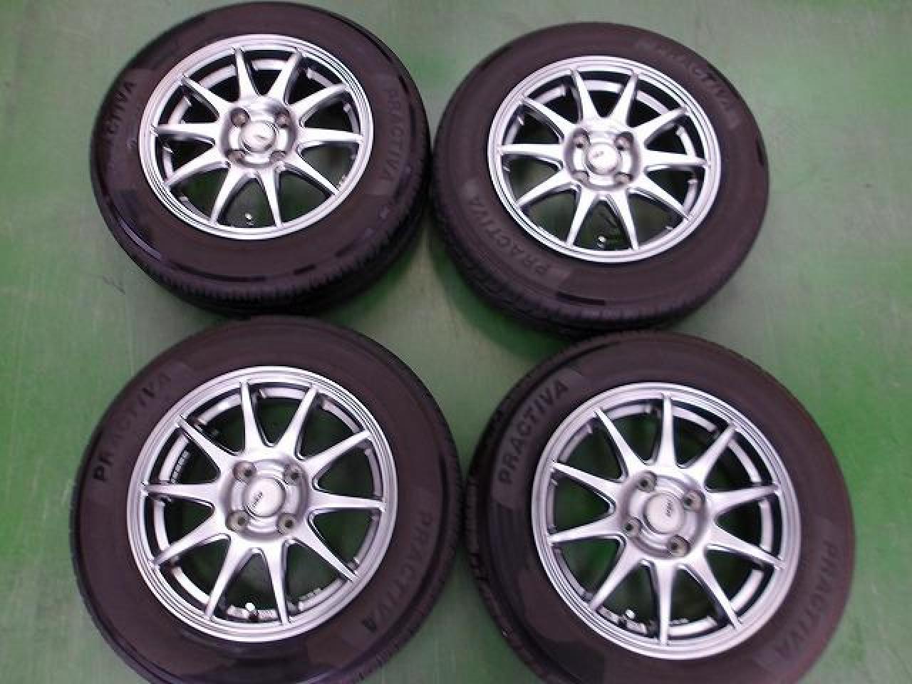 2SPORT ABELIA 10本スポーク + PRACTIVA BP01 | カー用品 タイヤホイールセット 14インチタイヤホイールセット ...