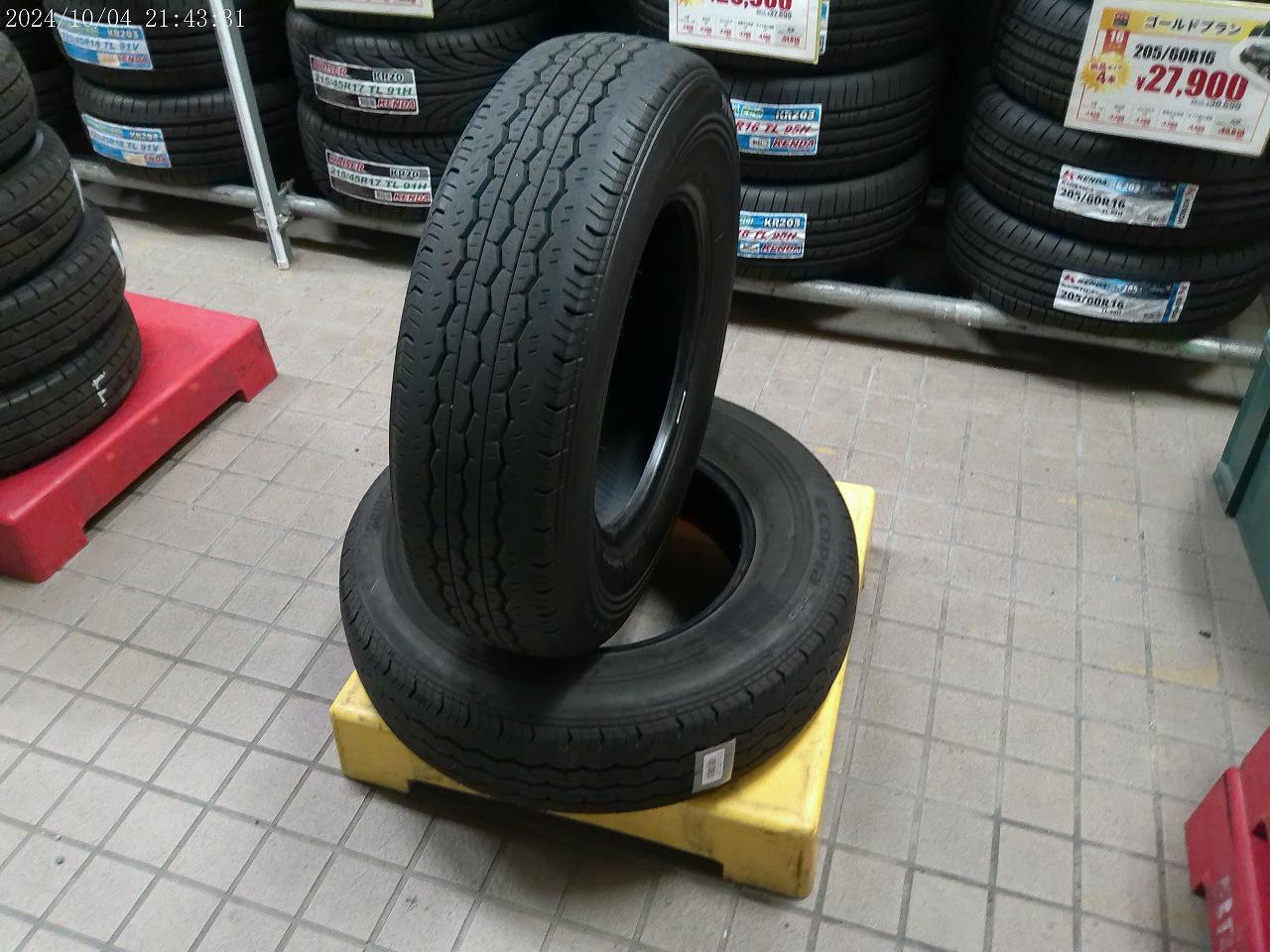 【2本セット】BRIDGESTONE ECOPIa RD613 | カー用品 タイヤ 15インチタイヤを通販で購入する | 中古カー＆バイク用 ...