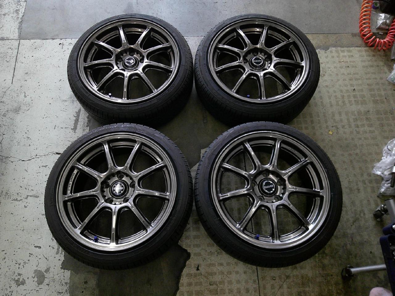 RAYS GRAM LIGHTS 57G + TOYO NANOENERGY3 PLUS 195/45R17 81W | カー用品 タイヤホイールセット 17インチタイヤホイールセットを通販で ...