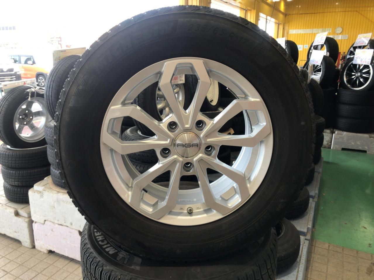 TARGA AGA Raisen-1 + MICHELIN X-ICE SNOW ★カイエン ★ | 中古品 | アップガレージ 千葉成東店 | カー用品 スタッドレスタイヤホイールセット ...