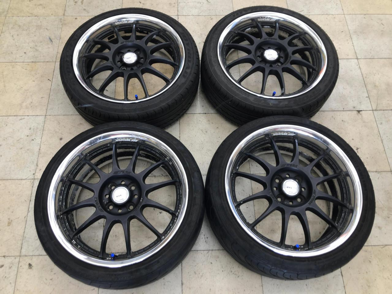 WORK XSA 02C + JOYROAD SPORT RX6 + FEDERAL SUPER STEEL595 | 中古品 | アップガレージ 千葉成東店 | カー用品 タイヤホイール ...