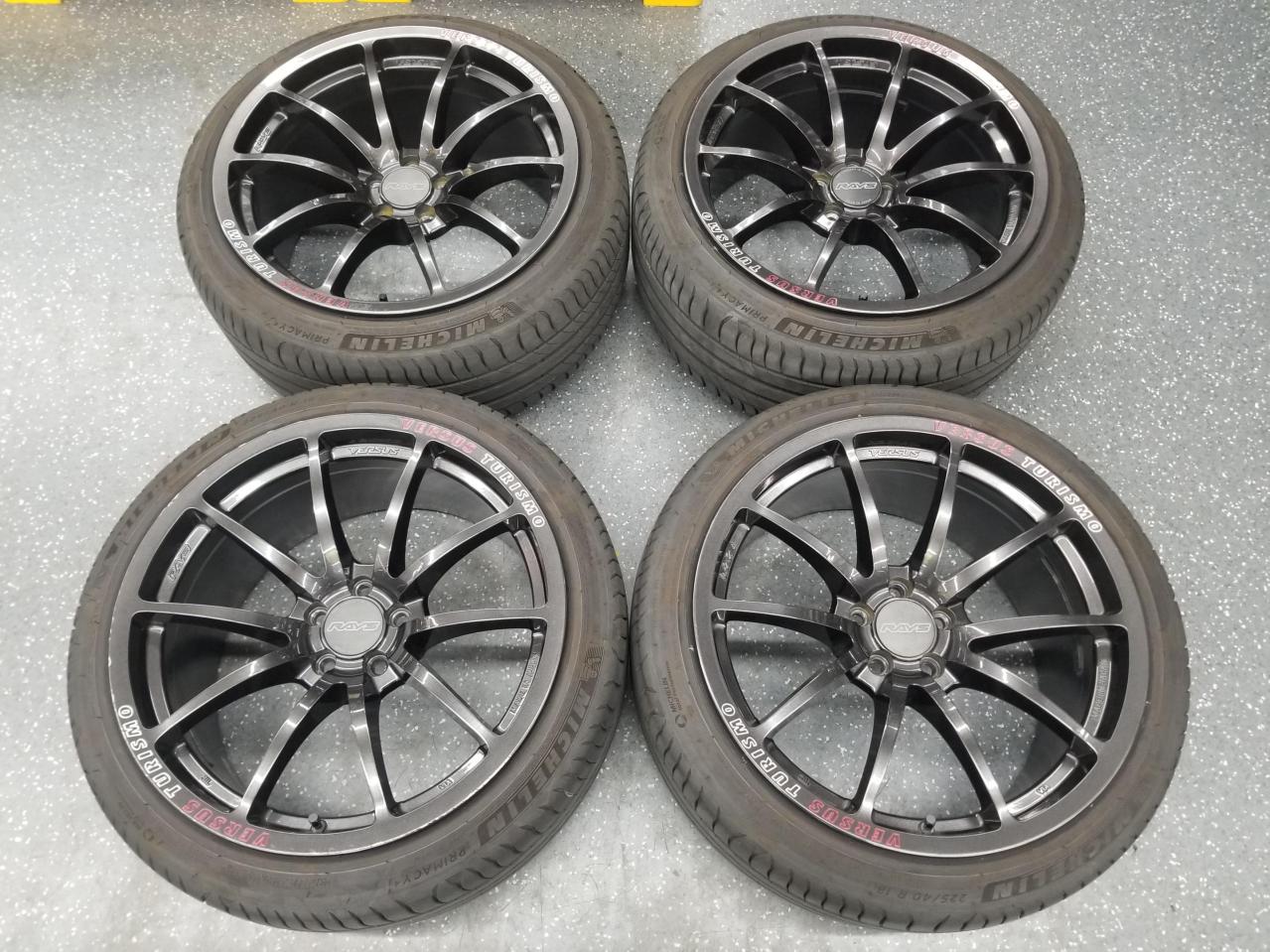 商談中6/13試着予定 RAYS(レイズ) VERSUS(ベルサス) TURISMO VT125S + MICHELIN(ミシュラン ...