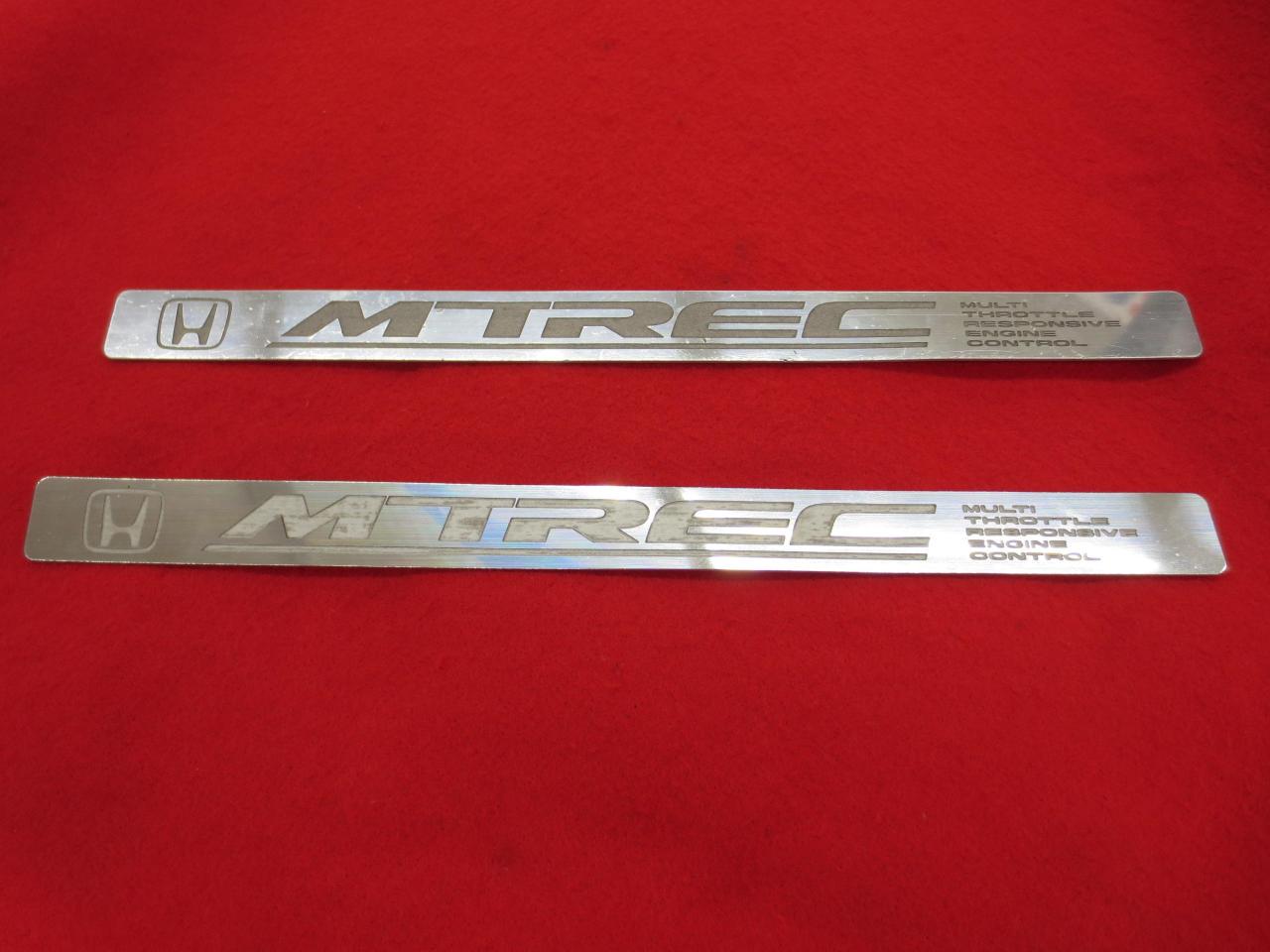 ビート PP1 純正 MTREC スカッフプレートエンブレム | カー用品 インテリア その他インテリアを通販で購入する | 中古カー＆バイク用品の販売ならアップガレージ