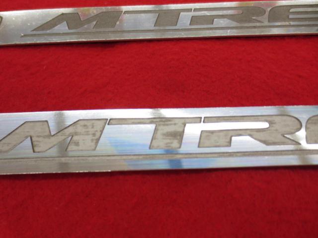 ビート PP1 純正 MTREC スカッフプレートエンブレム | カー用品 インテリア その他インテリアを通販で購入する | 中古カー＆バイク用品の販売ならアップガレージ