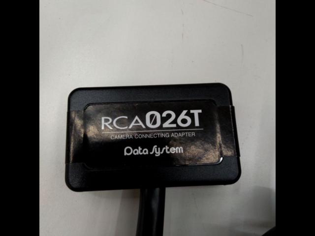 Data System RCA026T | 中古品 | アップガレージ 青森店 | カー用品 カーAVアクセサリー テレビアクセサリーを通販で購入する | 中古カー＆バイク用品の販売ならアップガレージ