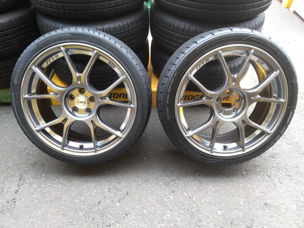【TANABE(タナベ)】SSR SERIES FFT-R+【HANKOOK】VENTUS V12 evo2+【NITTO】NT555 G2 | カー用品 タイヤホイールセット 18インチ ...