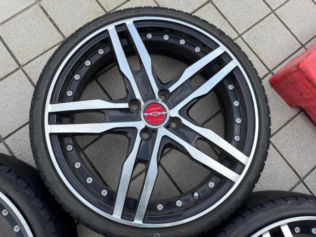 AME SHALLEN XF-55 monoblock+LUCCINI 165/40R17 | カー用品 タイヤホイールセット 17インチ ...