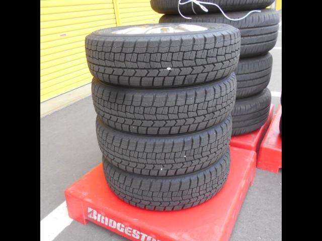 DUNLOP WINTERMAXX WM02 + BRIDGESTONE ECO FORME SE-12 | カー用品 スタッドレスタイヤホイールセット 13インチスタッドレスタイヤホイール ...