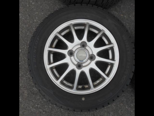 DUNLOP WINTERMAXX WM02 + BRIDGESTONE ECO FORME SE-12 | カー用品 スタッドレスタイヤホイールセット 13インチスタッドレスタイヤホイール ...