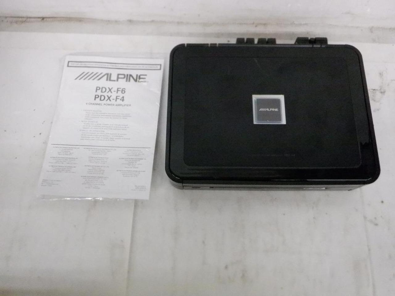 ALPINE PDX-F4 | 中古品 | アップガレージ 千葉中央店 | カー用品 アンプを通販で購入する | 中古カー＆バイク用品の販売 ...