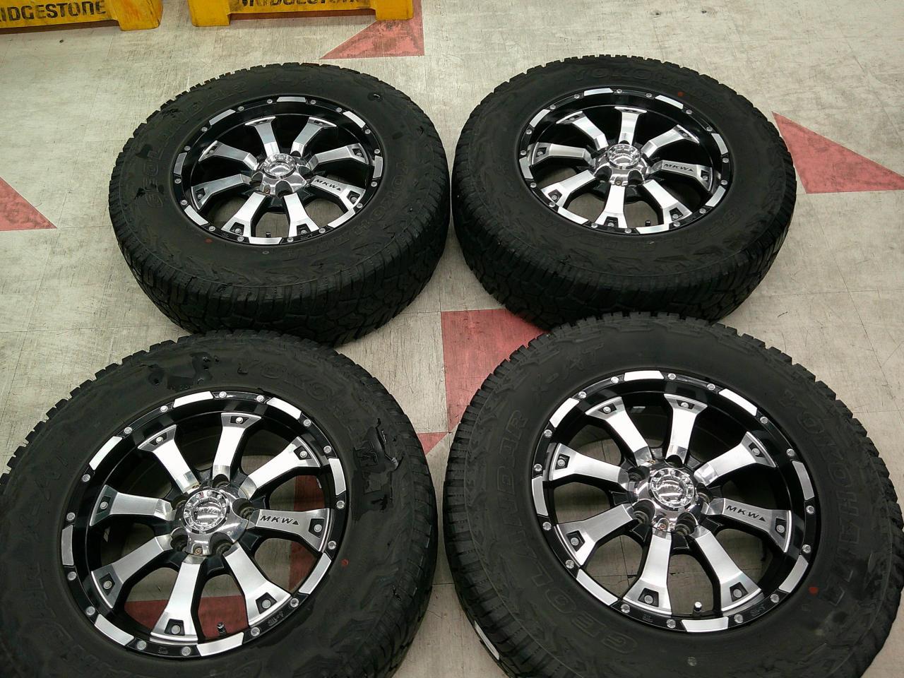 【TRISTAR INTERNATIONAL(トライスターインターナショナル)】MKW(エムケーダブリュー) MK-46+【YOKOHAMA】YOKOHAMA GEOLANDAR X-AT ...