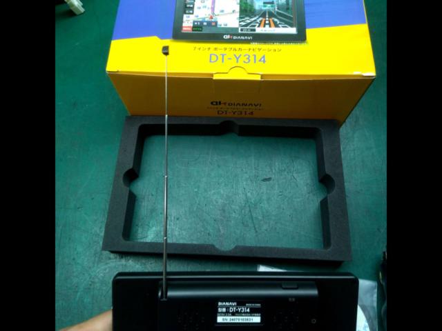 DIANAVI DT-Y314 7インチポータブルナビゲーション | カー用品 カーナビ(地デジ） ポータブルナビ(地デジ)を通販で購入する | 中古カー＆バイク用品の販売ならアップガレージ