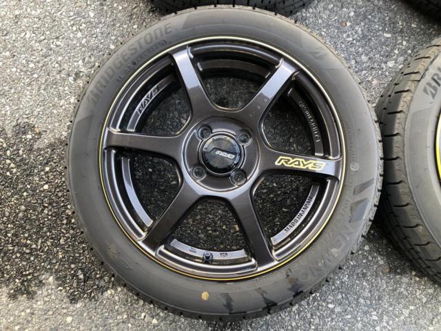 RAYS(レイズ) GRAM LIGHTS(グラムライツ) 57C6 + BRIDGESTONE(ブリヂストン) NEWNO | カー用品 タイヤホイールセット 15インチタイヤホイールセット ...