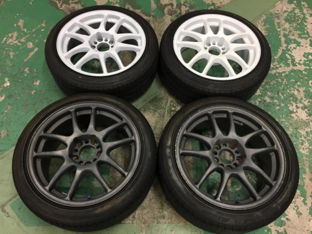 WORK EMOTION CR Kai + BRIDGESTONE TURANZA T002 | カー用品 タイヤホイールセット 17インチ ...